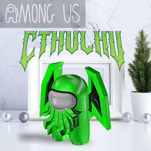 STL file AMONG US - CTHULHU 🎨 ・3D print model to download・Cults