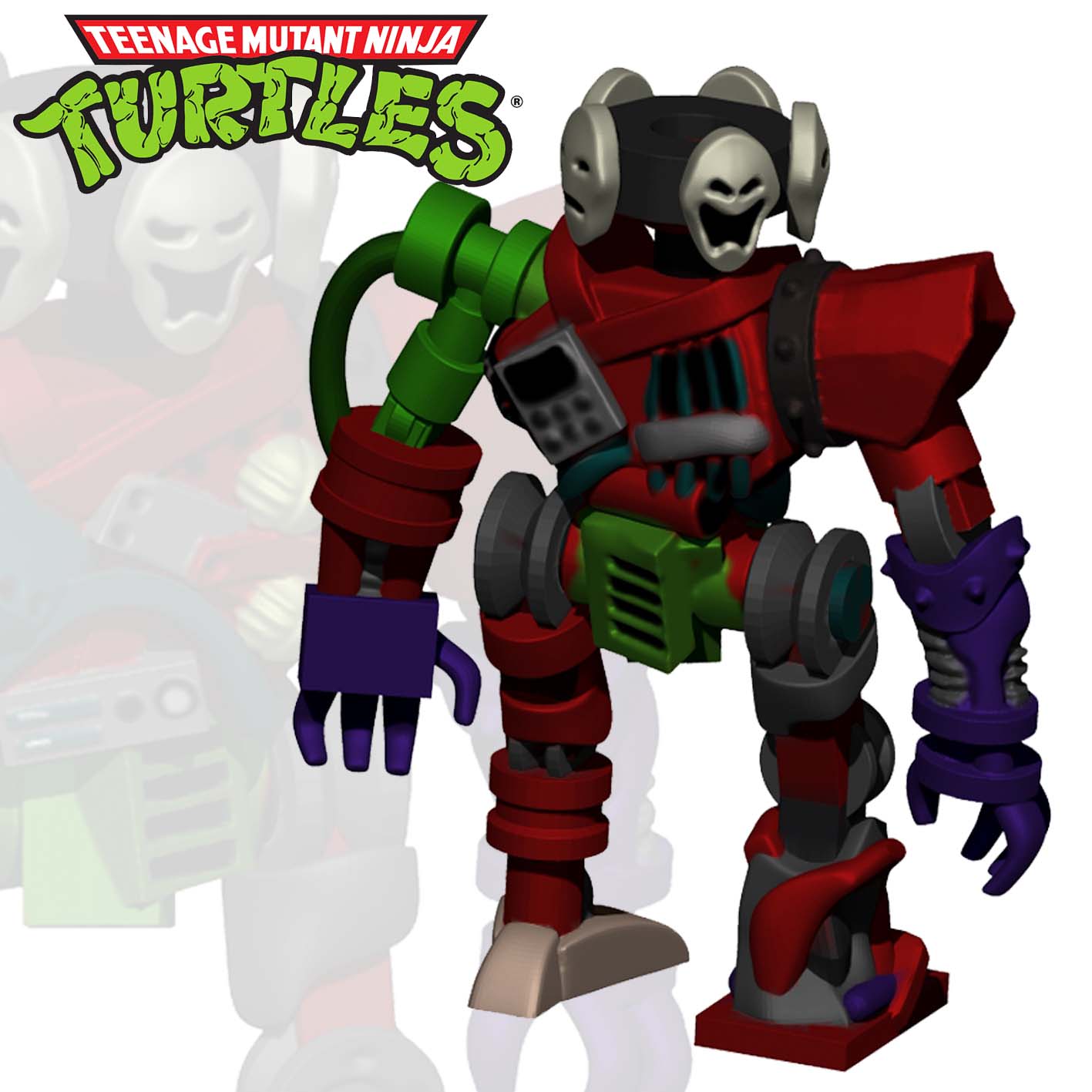 OBJ file NANOBOT MONSTER - TMNT 👹 ・3D printable model to download・Cults