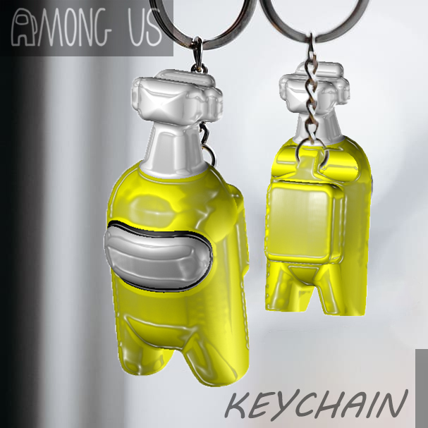 STL file AMONG US KEYCHAIN - CHEF 🗝️・3D printer design to download・Cults