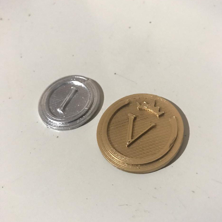 STL file COUP CARD GAME - COINS 👽 ・3D printer design to download・Cults