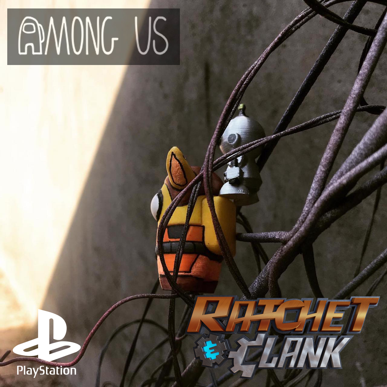 STL file AMONG US - RATCHET & CLANK EXCLUSIVE SKIN 🎨 ・3D printable ...