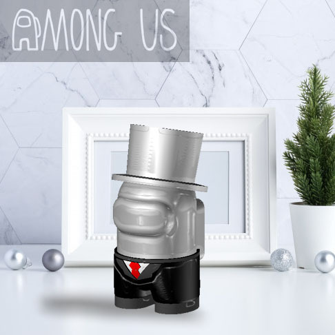 STL file AMONG US - BLACK SUIT SKIN 🎨 ・Template to download and 3D ...