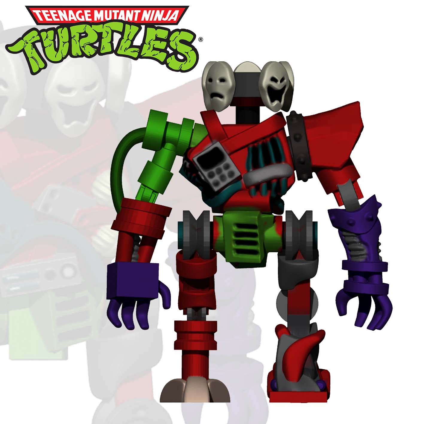 OBJ file NANOBOT MONSTER - TMNT 👹 ・3D printable model to download・Cults