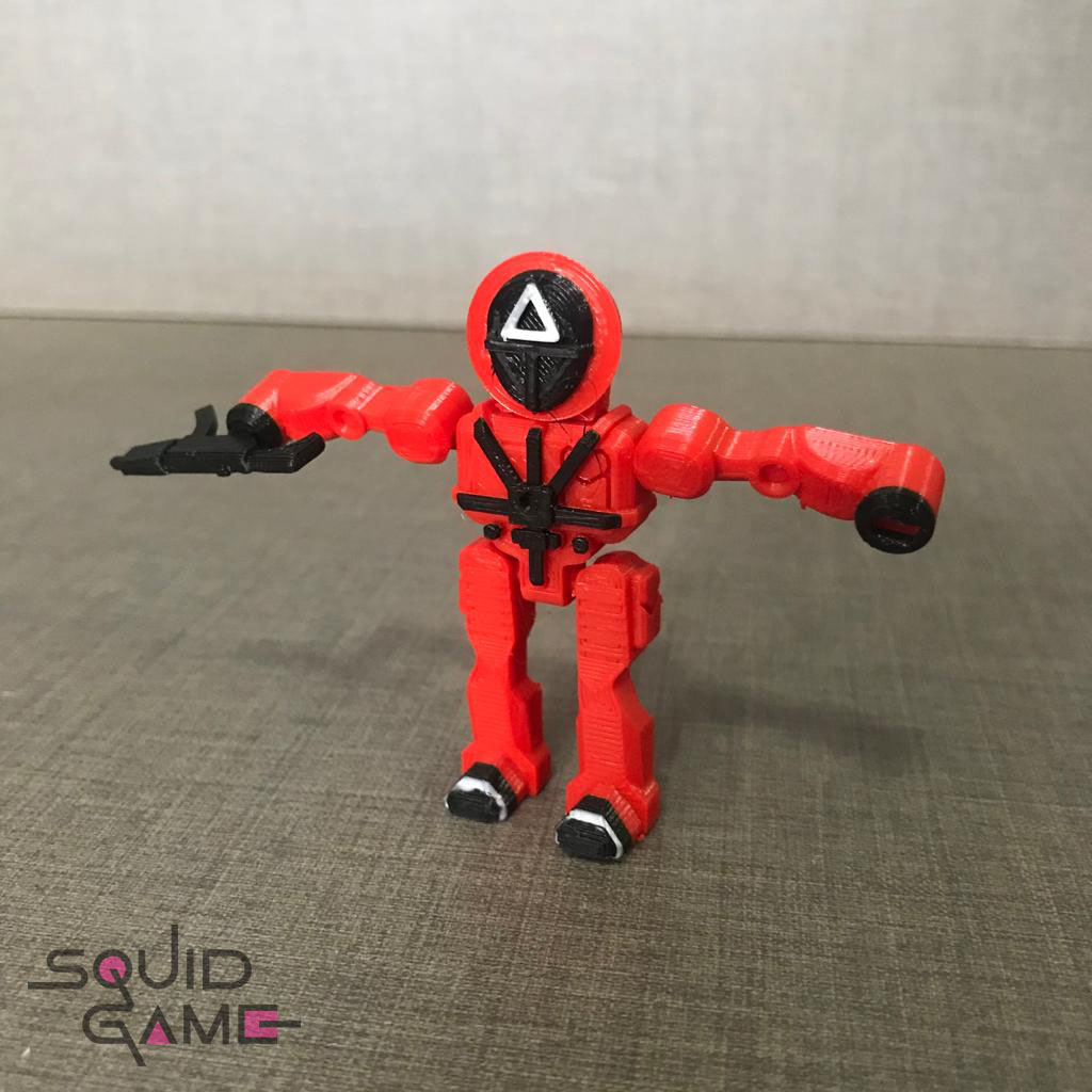 STL file TRIANGLE SOLDIER - SQUID GAME TOY 🔺 ・3D printer design to ...