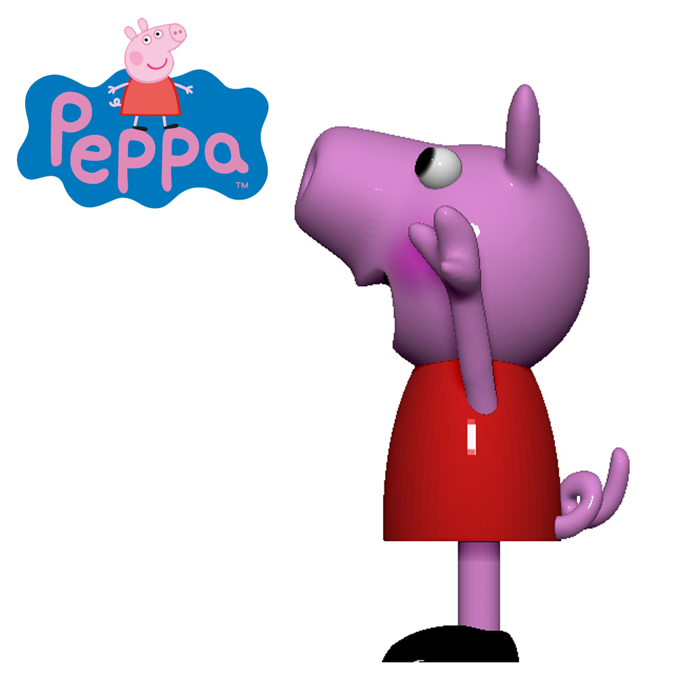 STL file PEPPA PIG 🐖 ・3D printable model to download・Cults