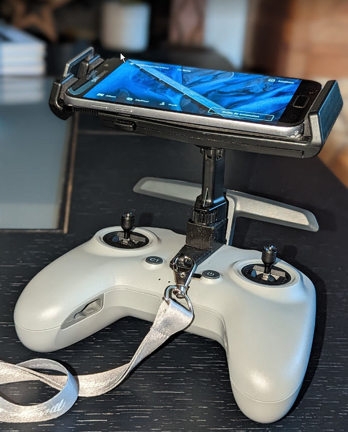 📞 DJI fpv and avata remote controler phone holder・Free 3D File for ・Cults