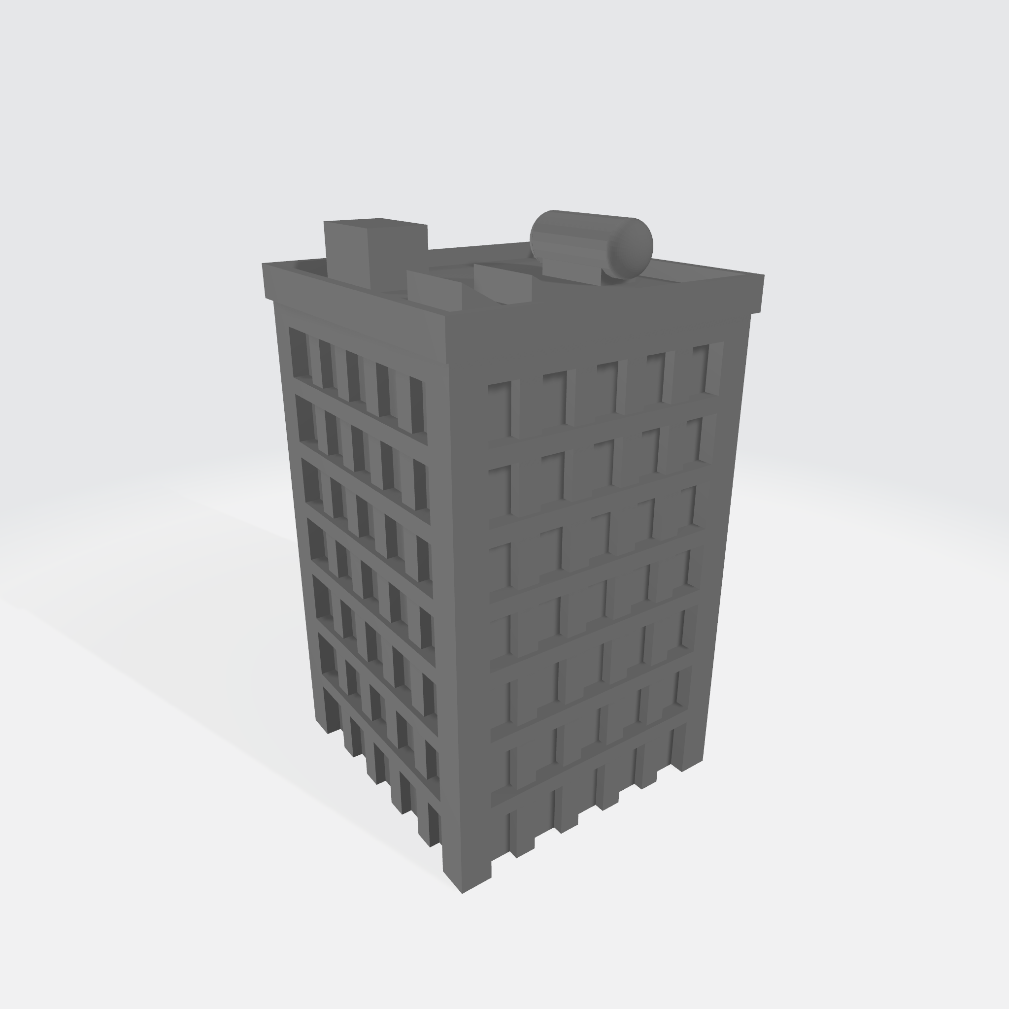 Archivo STL Square buildings and Water Tower Urban Warfare Set 🟪 ...