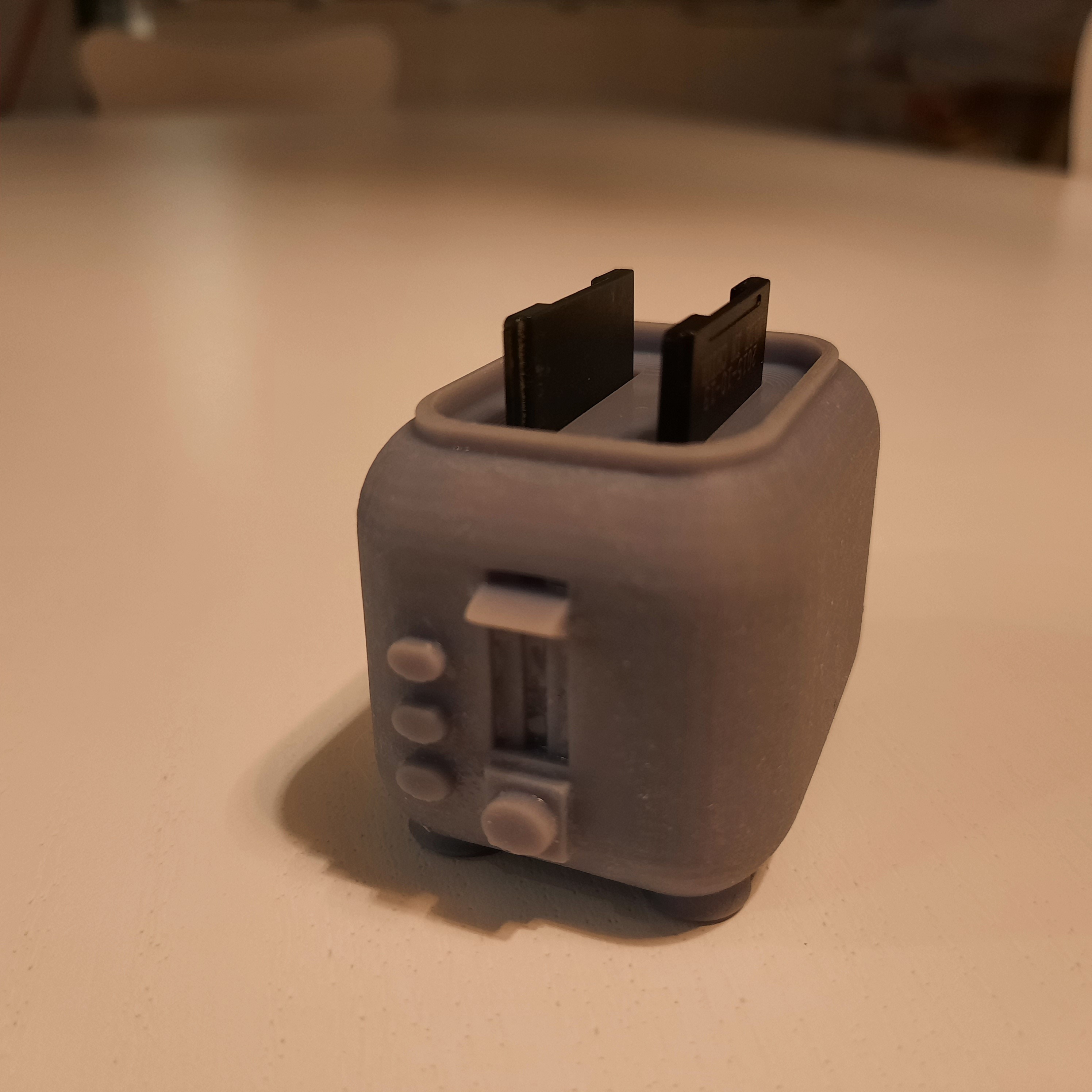 STL file Toaster SD Card Holder 💾 ・3D printing idea to download・Cults