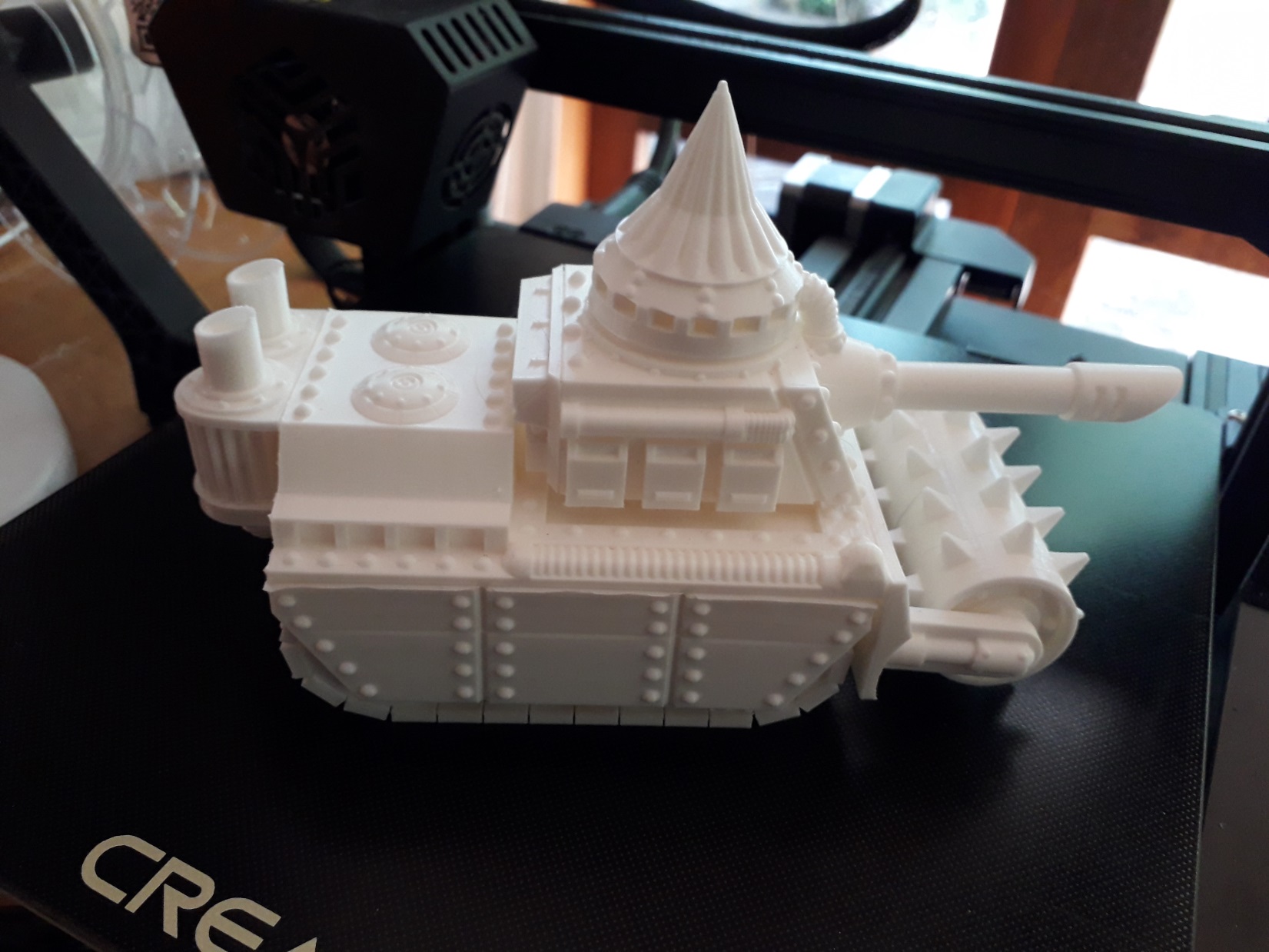 Free STL file Retro Space Ork Gunwagon with Roller 🛰 ・3D print design ...