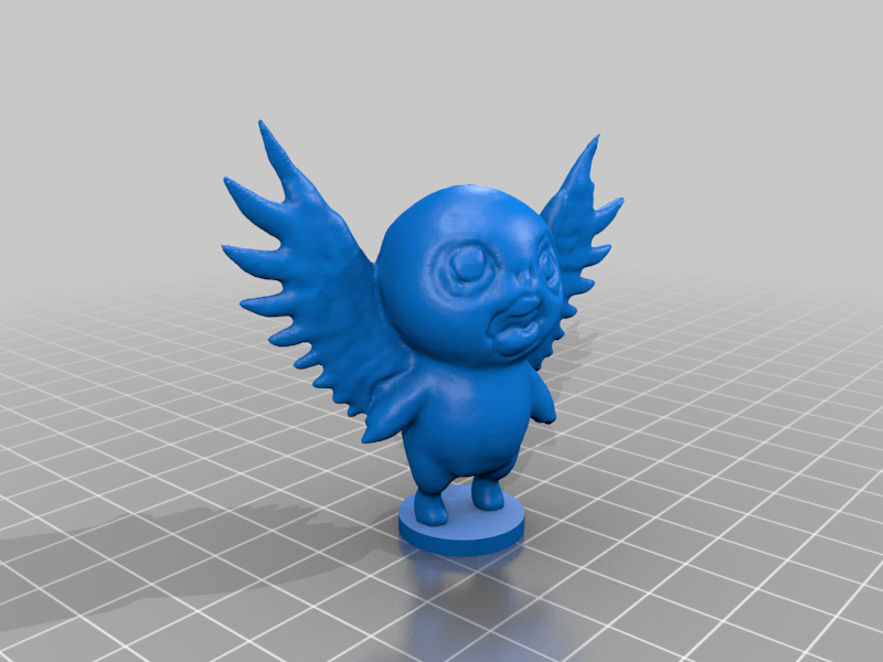 👶 Winged Baby Creature・Free STL File for 3D printing・Cults