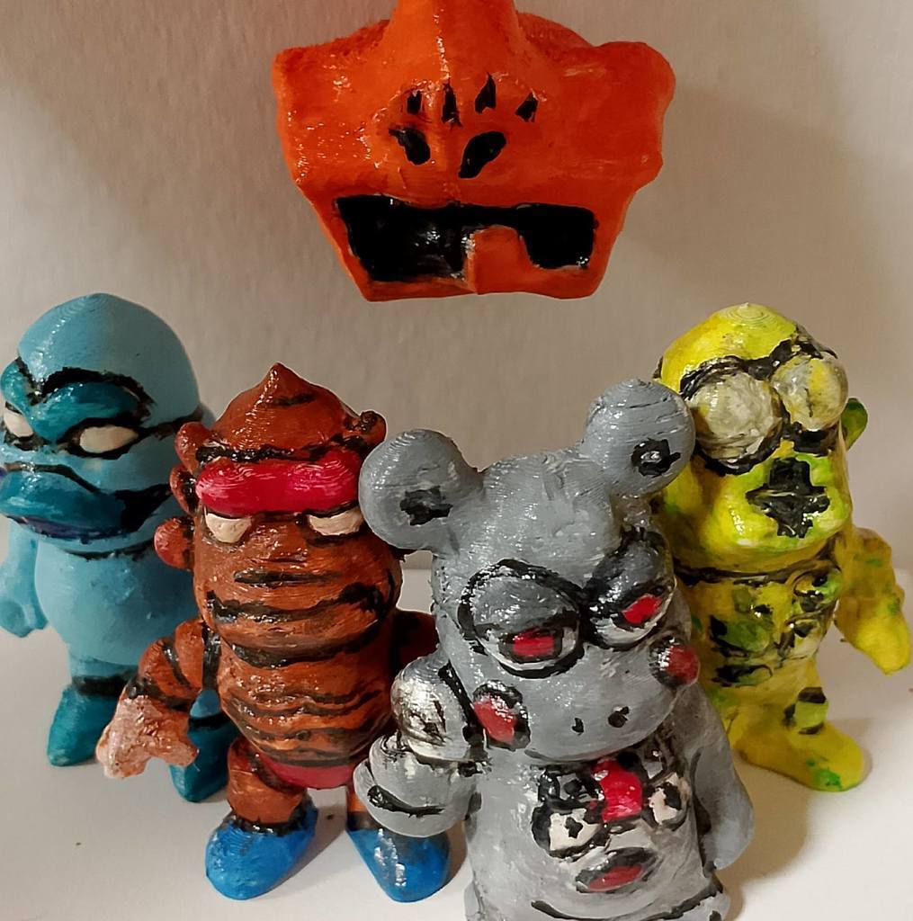 Free 3D file Keshi Monsters Pack 👹・Template to download and 3D print・Cults