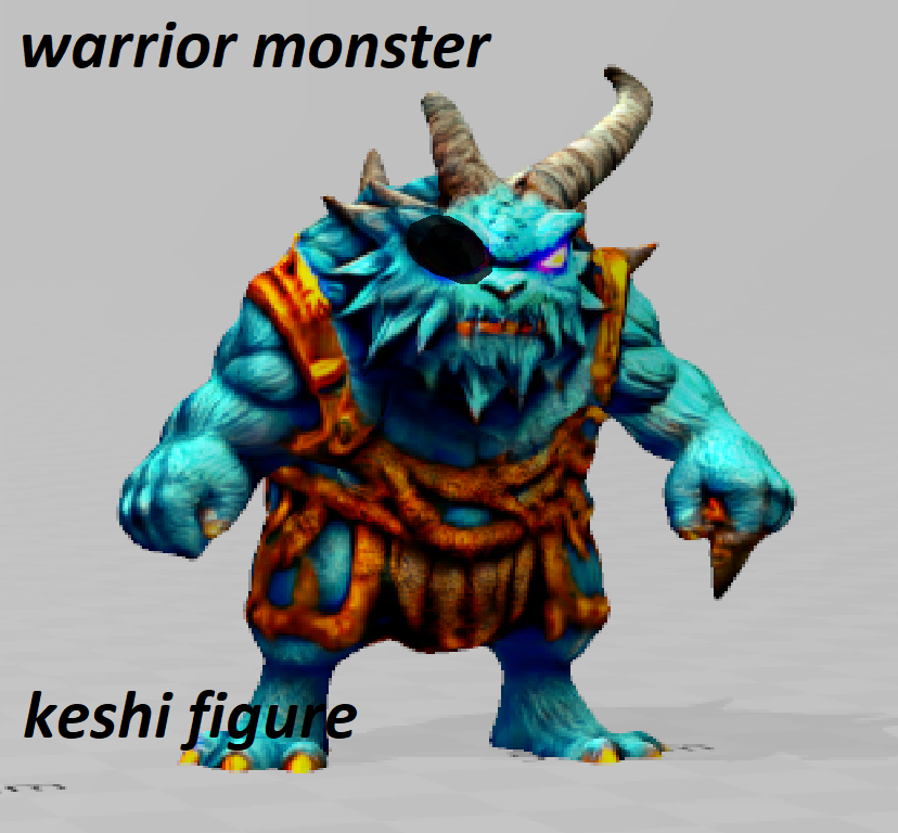 Free STL file 3d warrior monster 👹 ・3D printable model to download・Cults