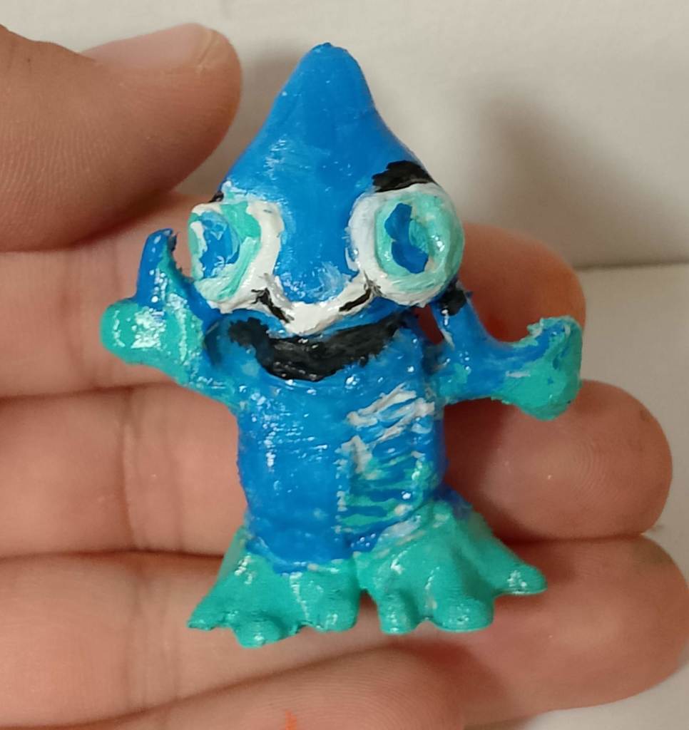 Free 3D file Bluebirr Keshi Figure 👹 ・3D printer design to download・Cults