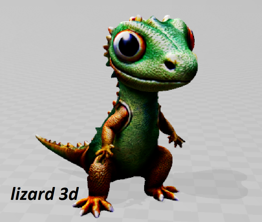 Free STL file 3d lizard figure 🦎 ・3D printer model to download・Cults