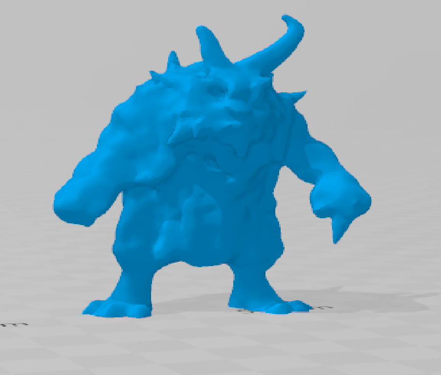 Free STL file 3d warrior monster 👹 ・3D printable model to download・Cults