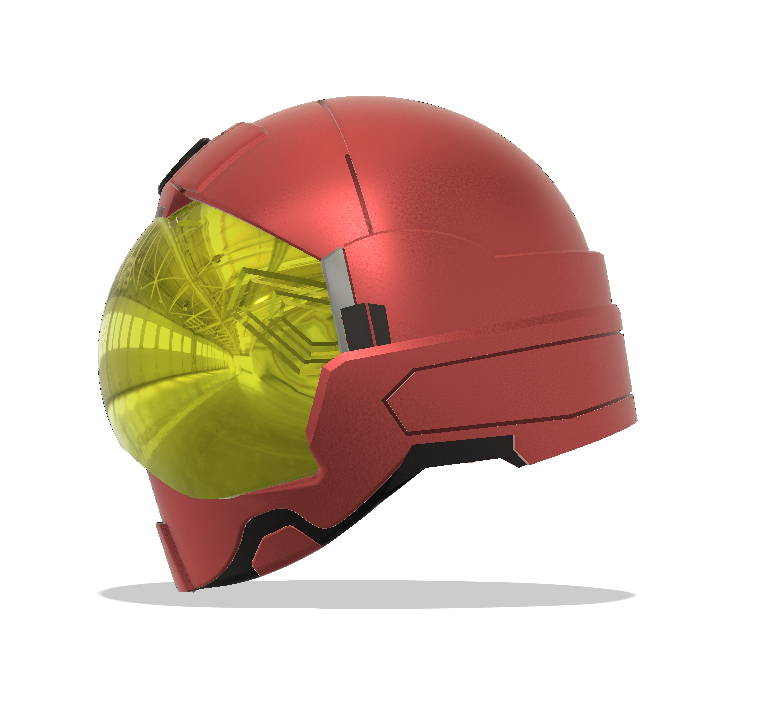 Archivo 3D Casco de seguridad inspirado en Halo 3 (MODELO 3D - STL) 😇 ...