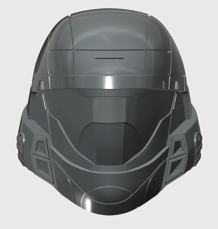 3D file Halo inspired ODST Helmet - (3D MODEL - STL) 😇 ・3D printing ...
