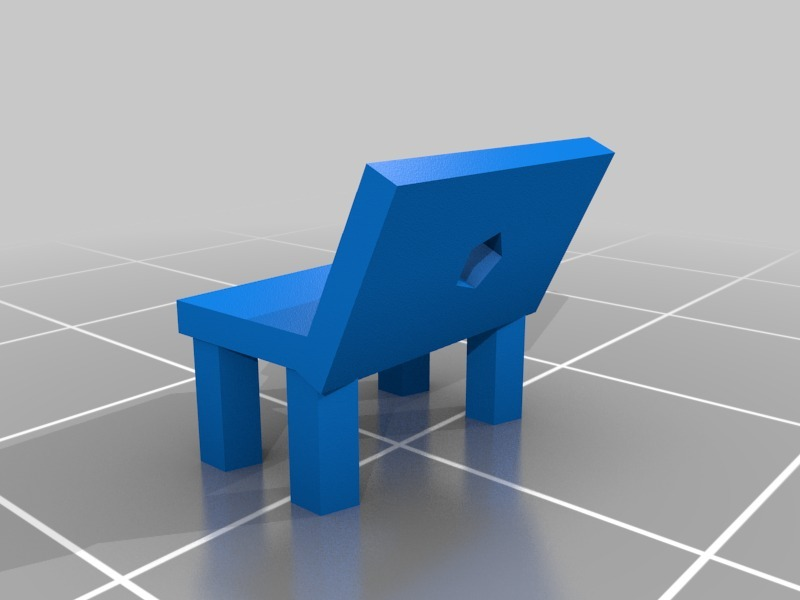 Free 3D file Simple bench 🧸 ・3D print design to download・Cults