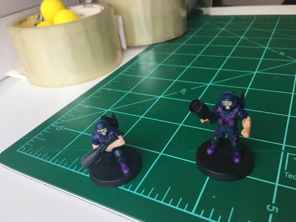 3D printed 28mm Cobra Televiper camera/gun・Cults