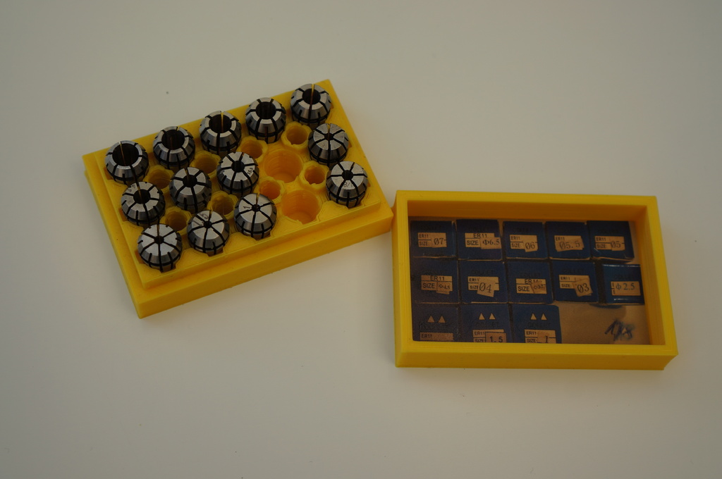 3D printed Customizable ER Collet Box・Cults