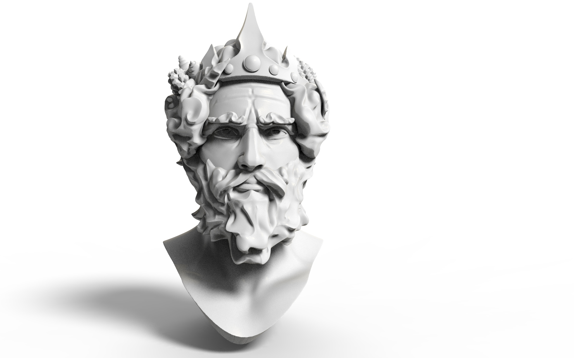 STL file Neptune 🏛️ ・Model to download and 3D print・Cults