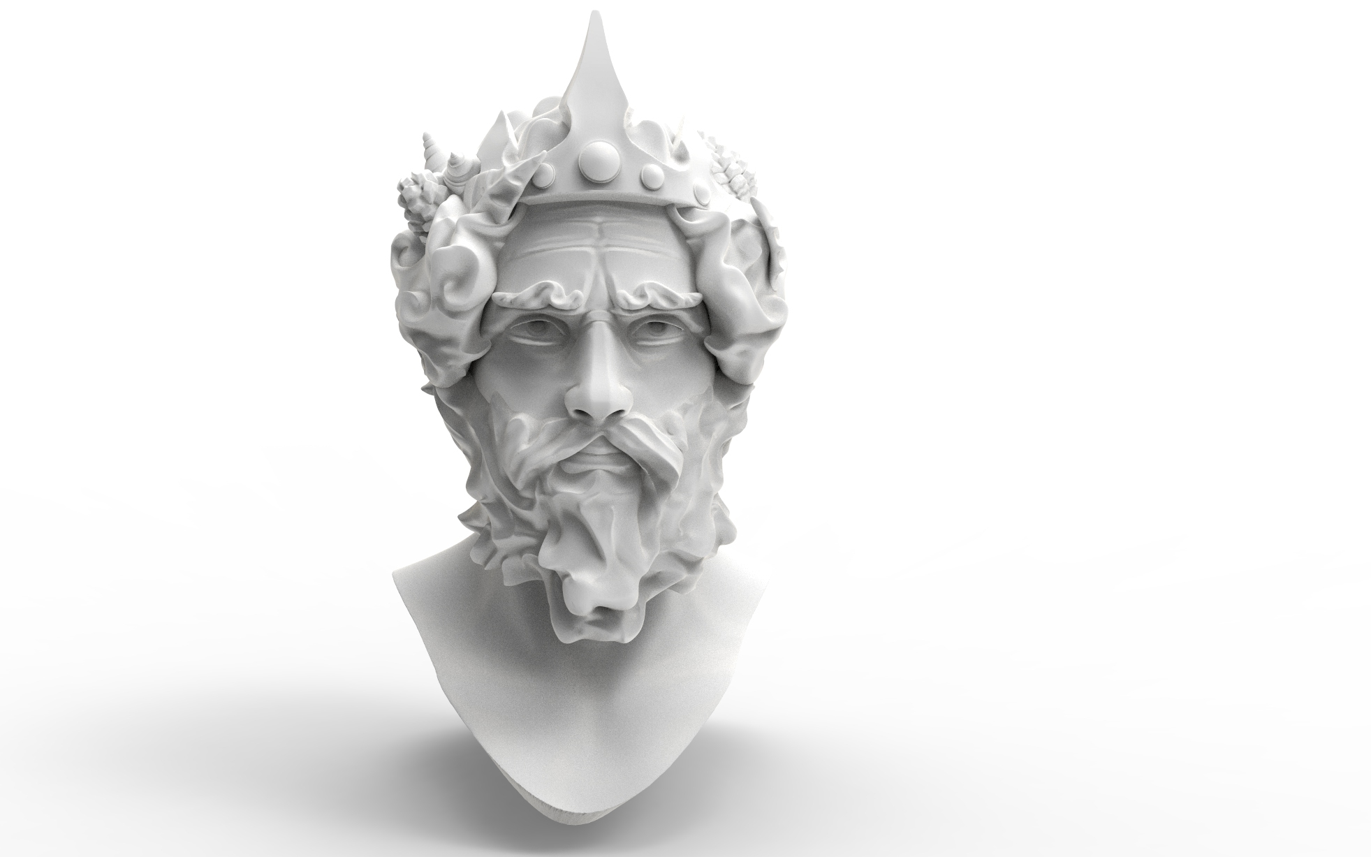 STL file Neptune 🏛️ ・Model to download and 3D print・Cults