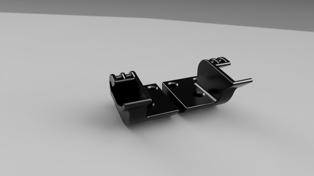 3D-Datei Opel Corsa-B und Tigra-A hintere Hutablage Lagerklammer (GM 90388235, GM 90388236 ...