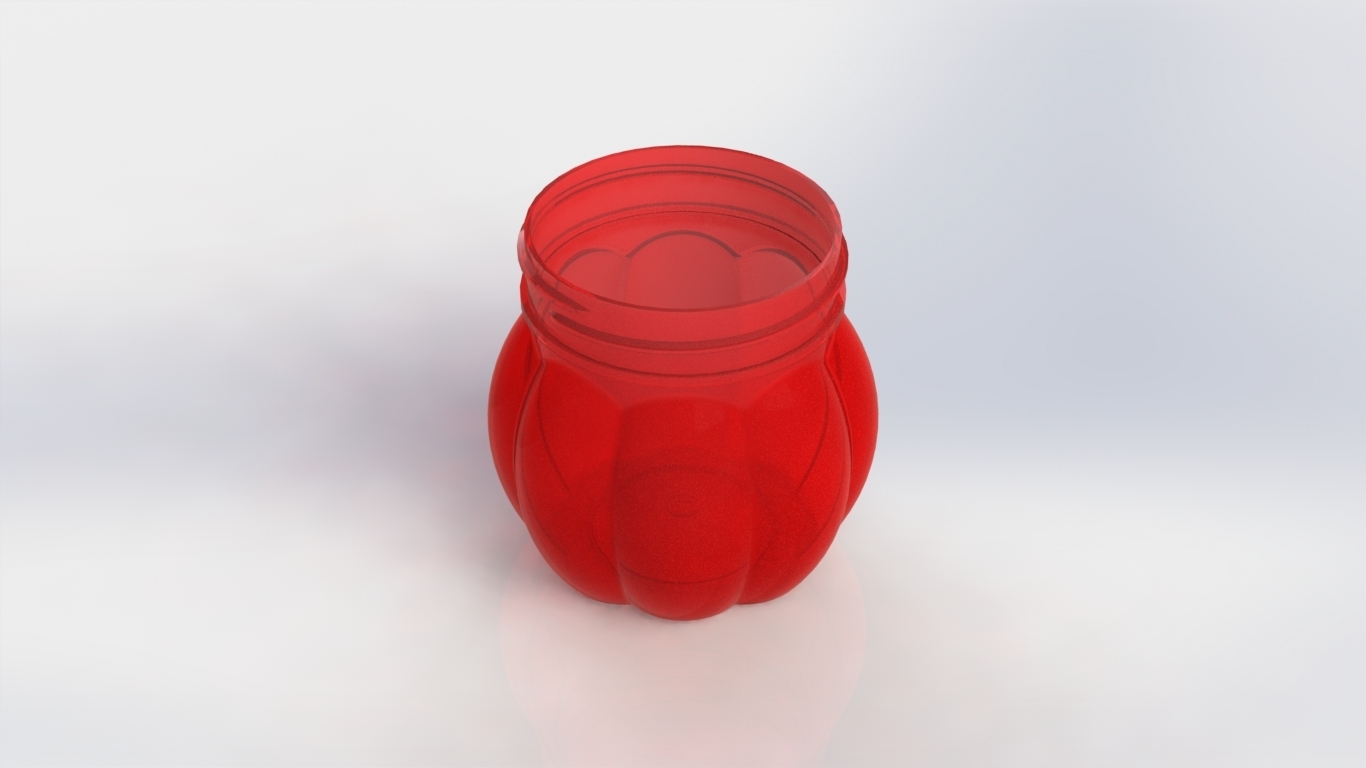 STL file Pumpkin jar with cap 🎃 (STEP)・3D printable model to download・Cults