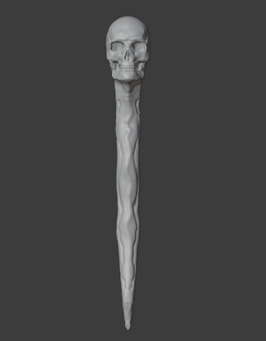 STL file Skull Wand - Skull Wand 💀 ・3D print object to download・Cults
