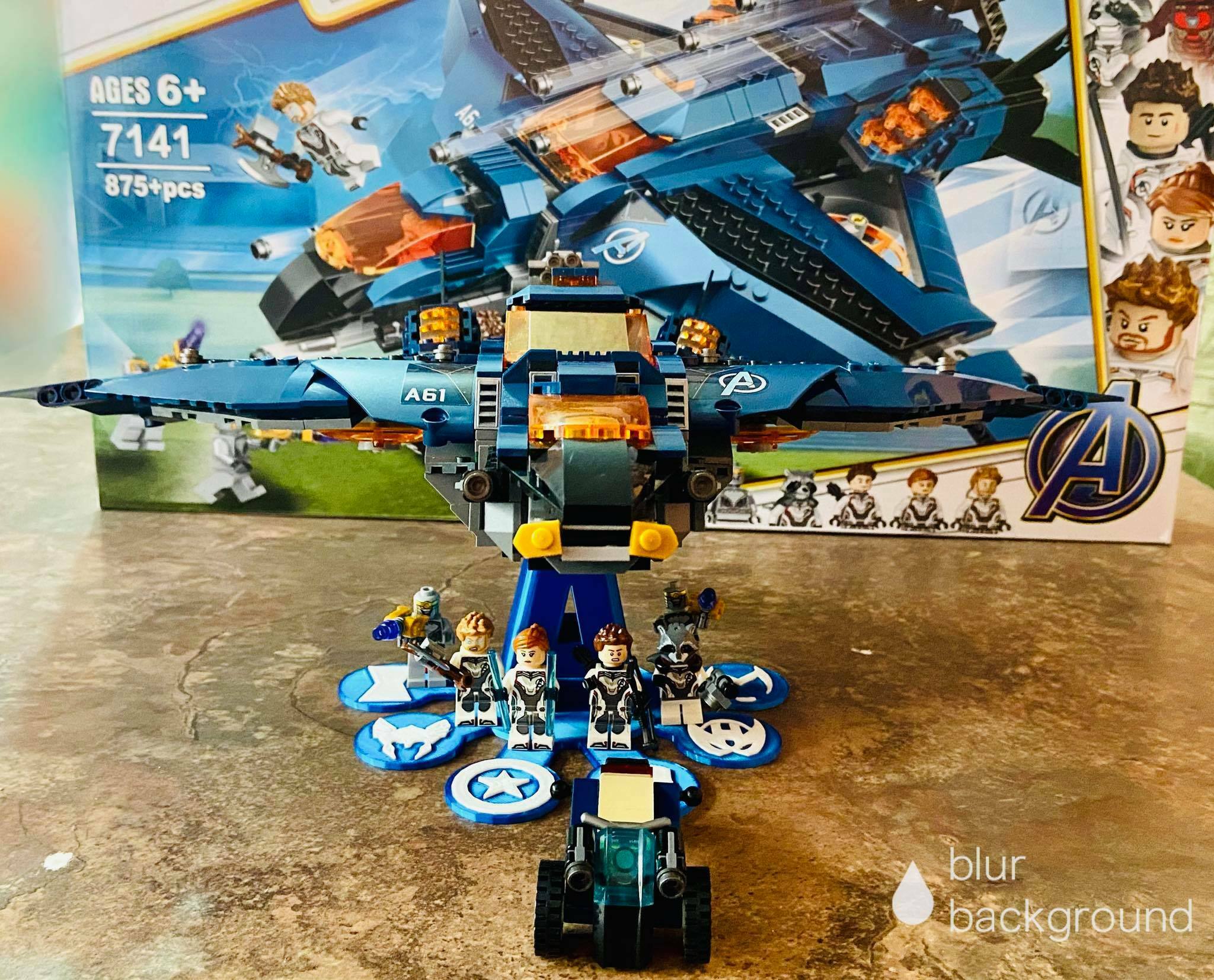Fichier STL Support Lego Avengers / Support (Quinjet) 🦸 (GCODE)・Modèle ...