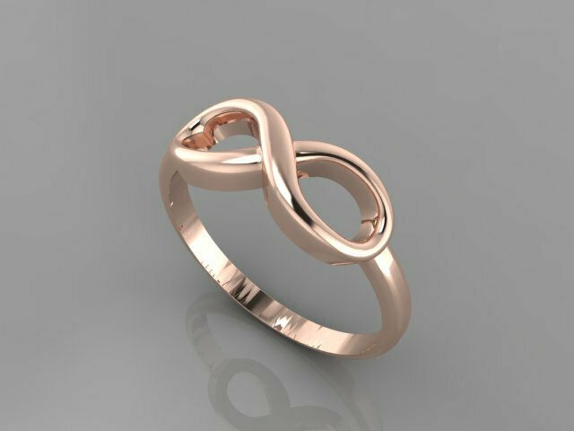 STL file infinity ring ♾️ (OBJ and DWG)・3D printing design to download ...