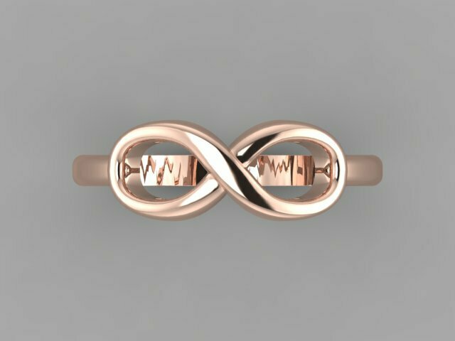 STL file infinity ring ♾️ (OBJ and DWG)・3D printing design to download ...