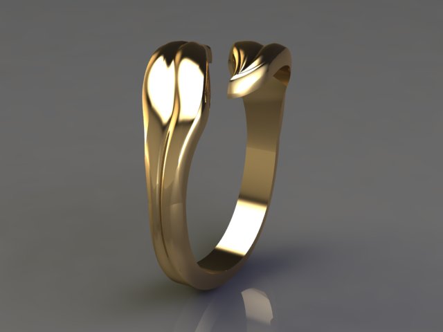 STL file leaf Ring 💍 ・3D print model to download・Cults