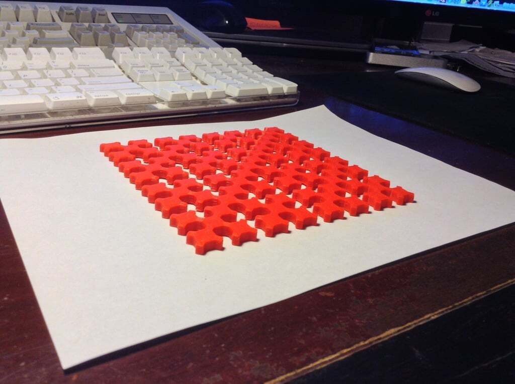 3D print 4th order Sierpinski curve・Cults
