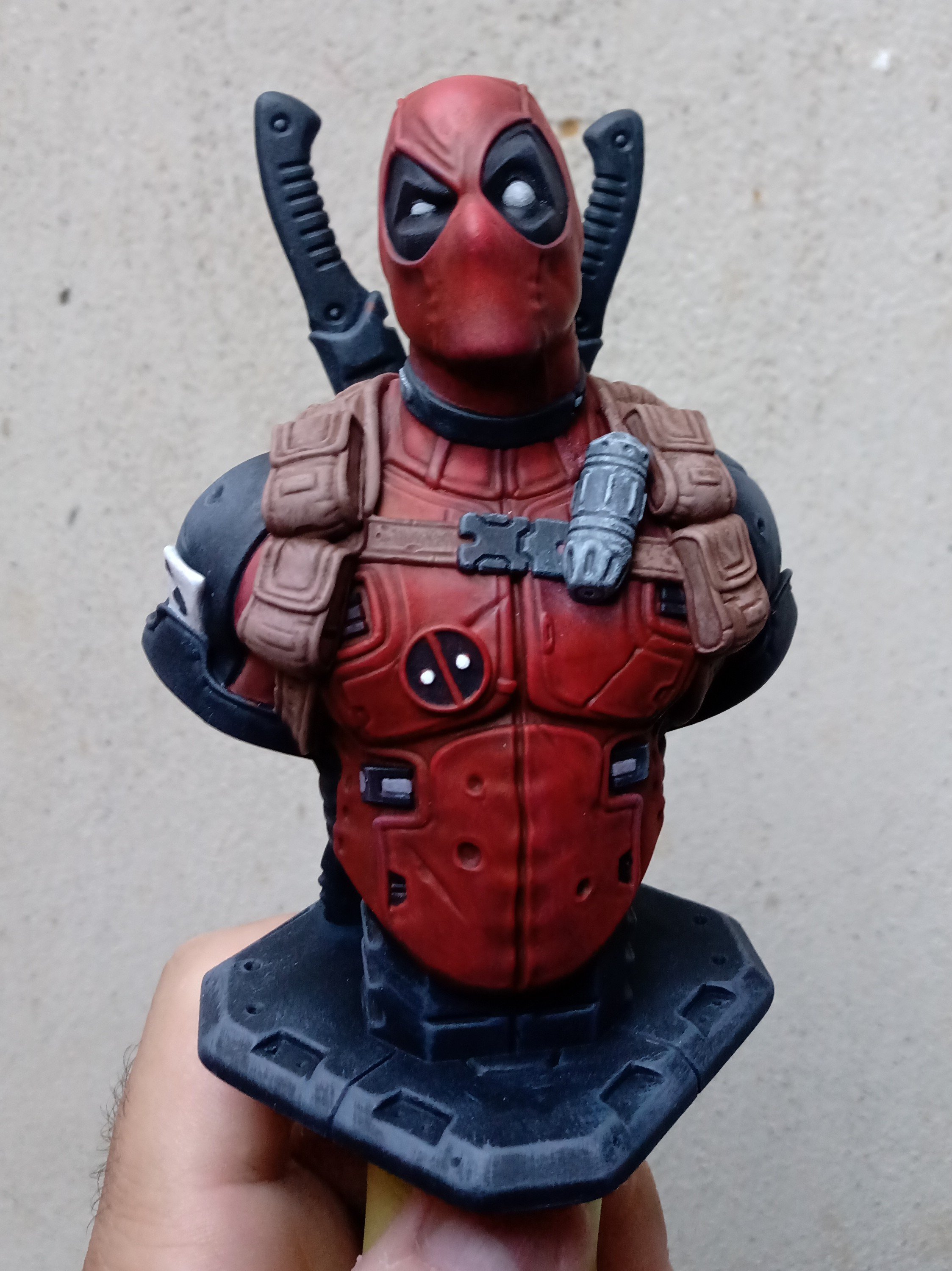 3D printing Deadpool bust (Remastered Supportless Edition) (fan art)・Cults