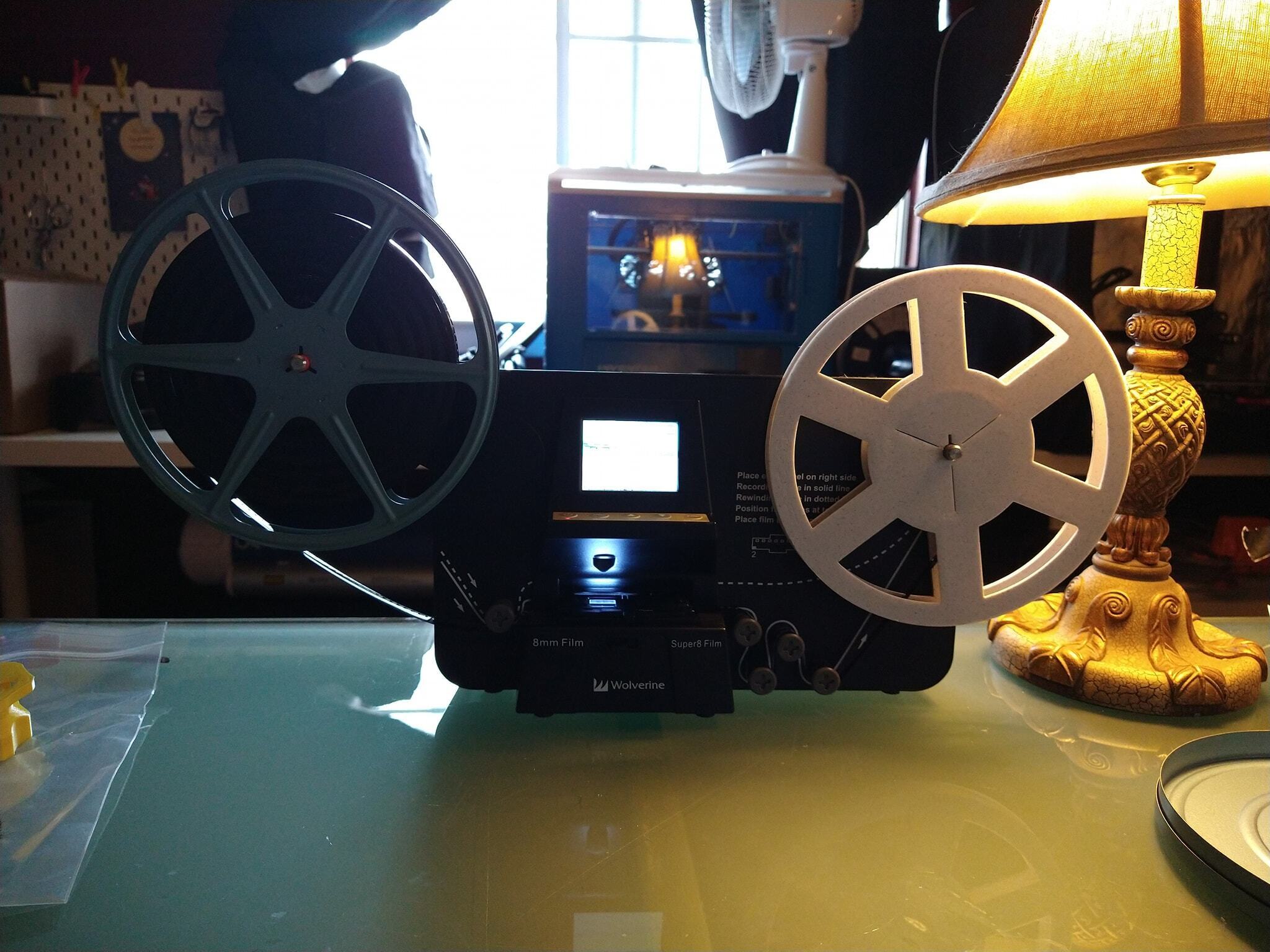 3D printed Super 8, Standard 8mm, and 16mm Film Reel Generator・Cults