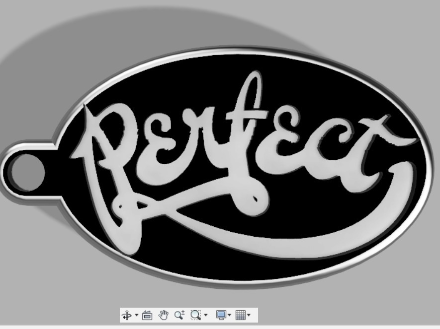 Free 3D file Perfect Logo Keychain 🗝️ ・3D printable object to download ...