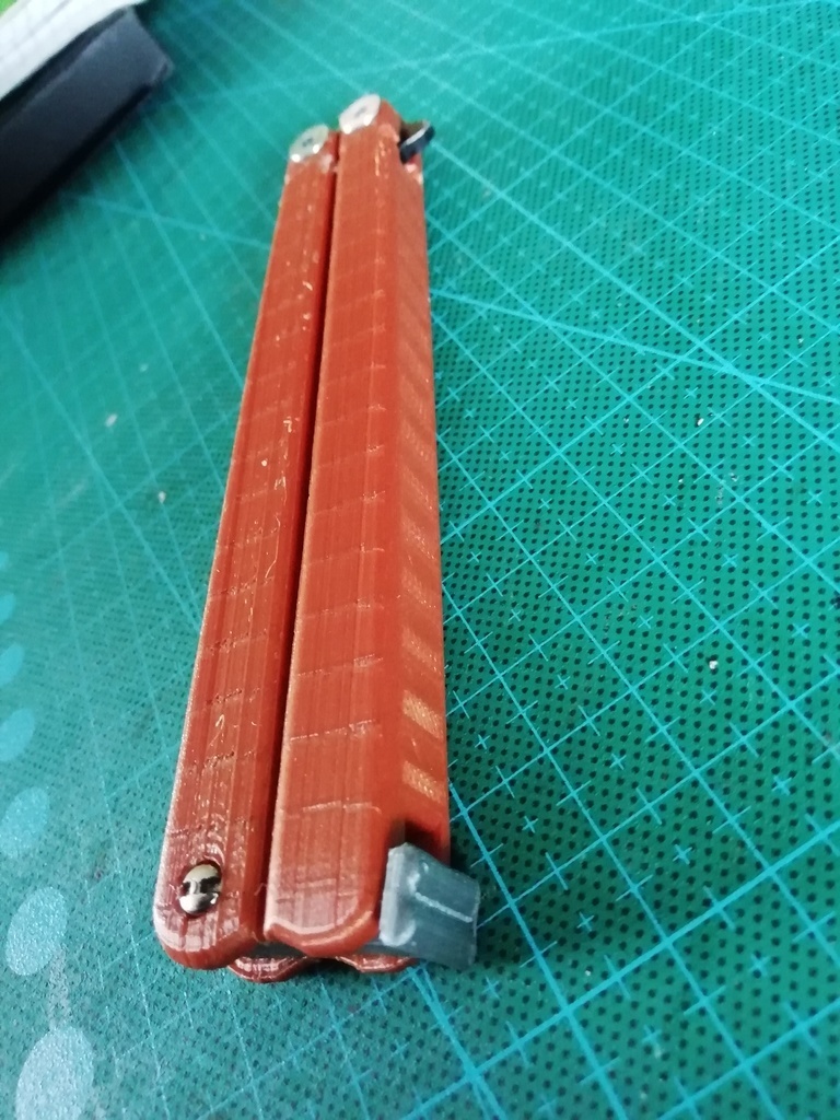 Free 3D file Butterfly Knife Handle 🦋 ・Template to download and 3D ...