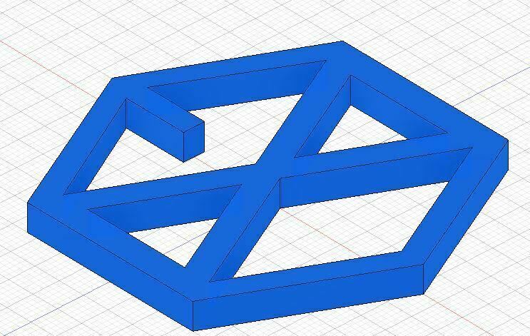 Free STL file EXO LOGO 🎵 ・3D printing model to download・Cults