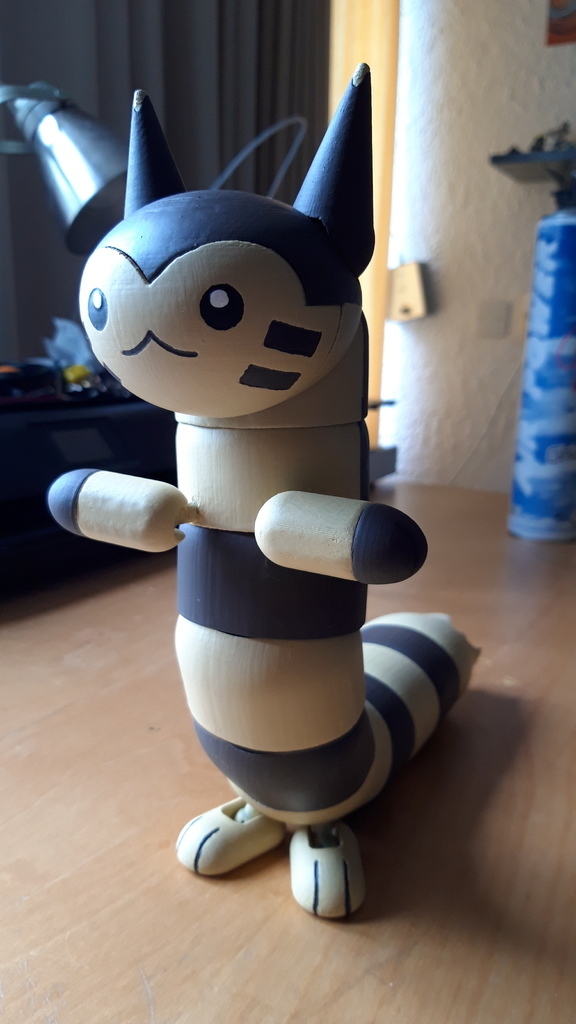 🐉 Furret Balljoint Figure・Free 3D File for ・Cults