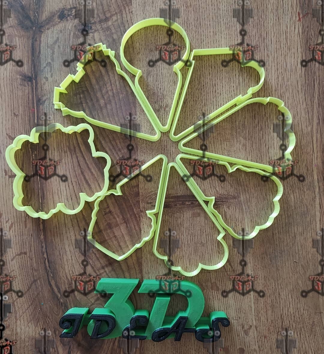 Free STL file christmas pizza cutter set + stencil 🎄 ・3D printing ...