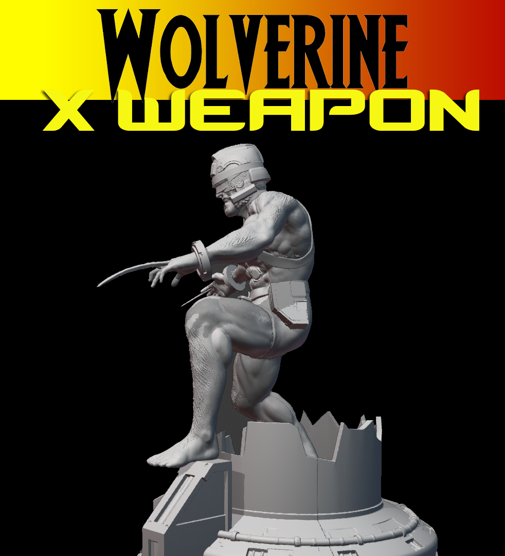 Fichier STL Wolverine- Arme X 🎨 ・Plan pour imprimante 3D à télécharger ...