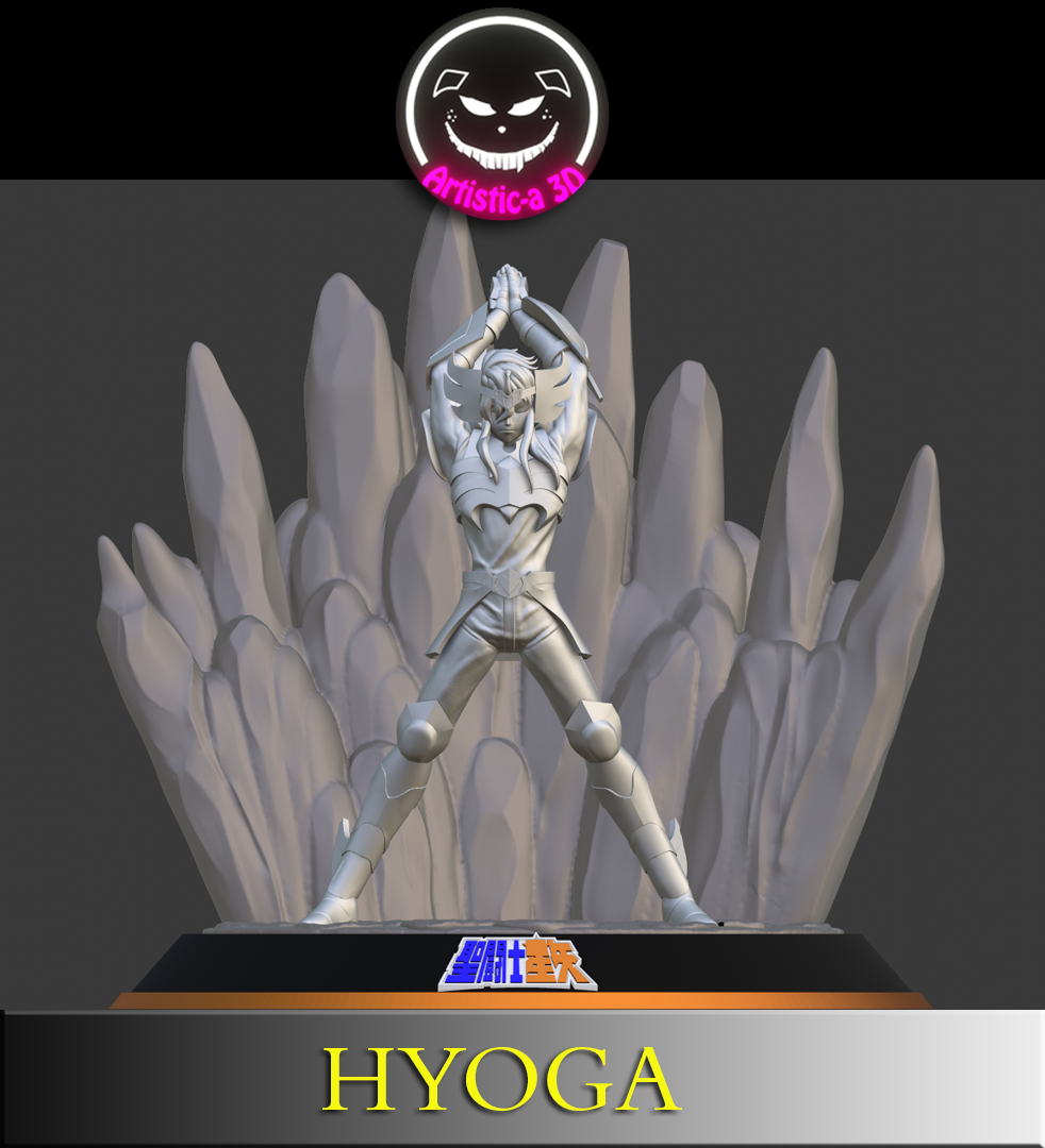 Archivo STL SAINT SEIYA HYOGA DIORAM 🎨・Diseño para descargar y imprimir ...