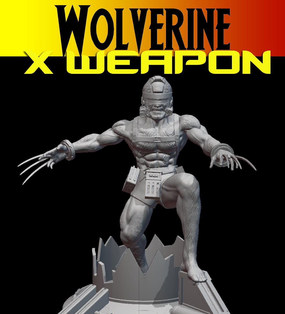 Fichier STL Wolverine- Arme X 🎨 ・Plan pour imprimante 3D à télécharger ...