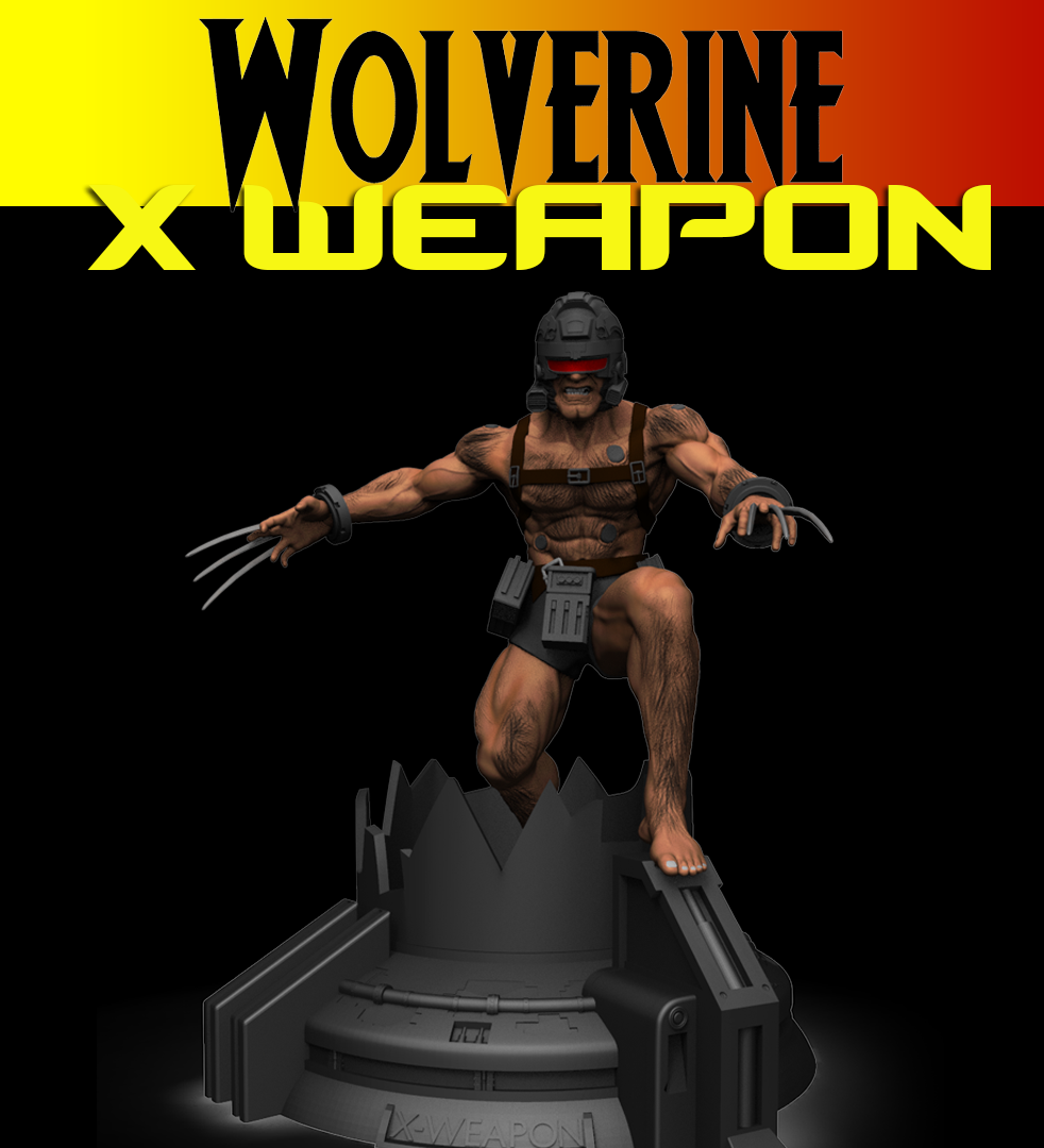 Fichier STL Wolverine- Arme X 🎨 ・Plan pour imprimante 3D à télécharger ...
