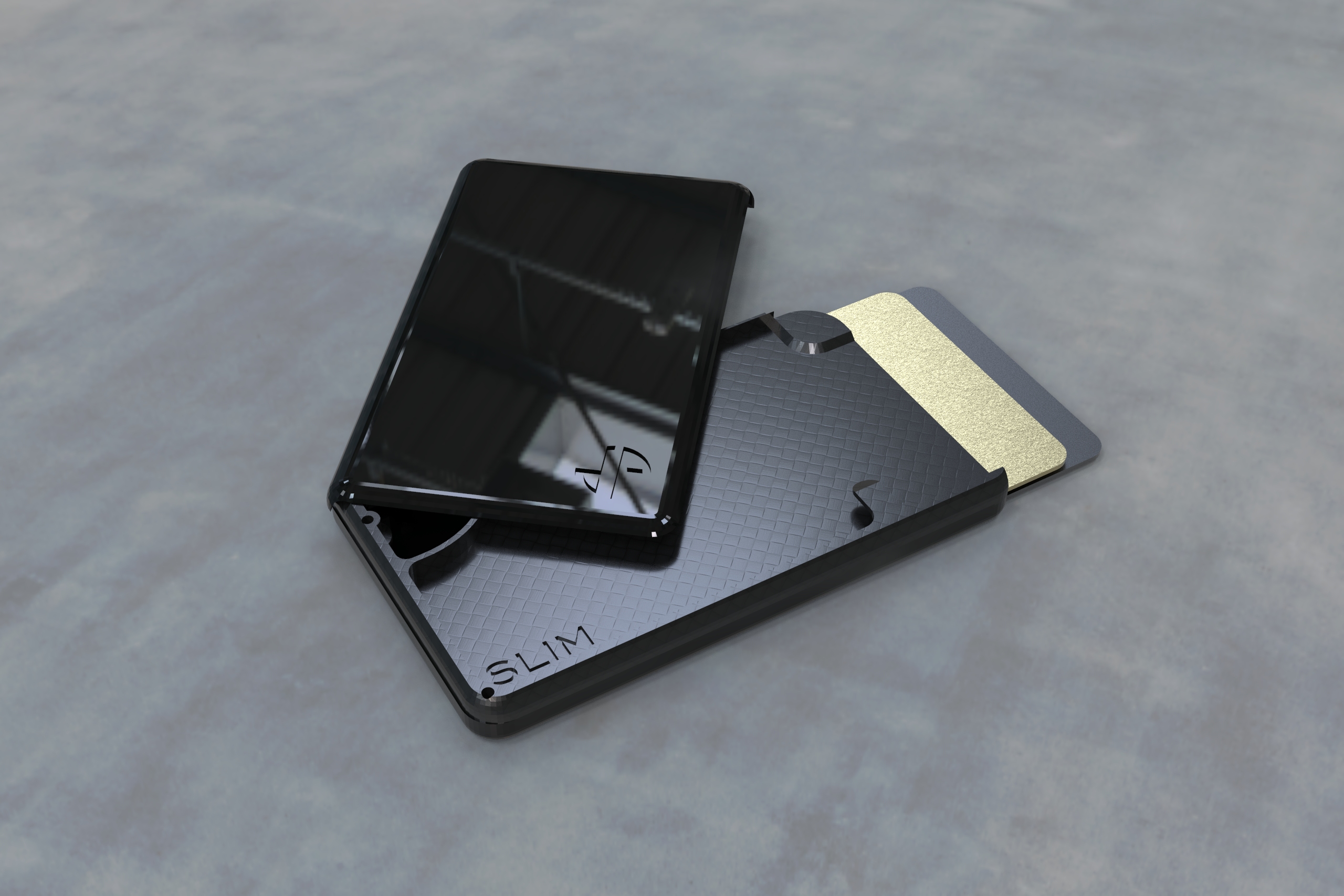 Archivo STL Slim - Smart Wallet 🎭 ・Plan imprimible en 3D para descargar ...