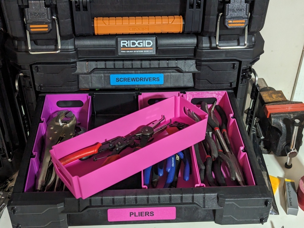 ⚙️ Dividers, Trays and Labels for Ridgid Pro Gear 2.0 Drawers・Free STL ...