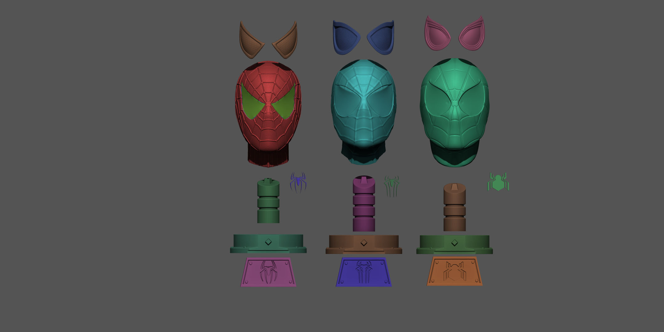 STL file Kit Spider Man 🕷️・3D printable design to download・Cults