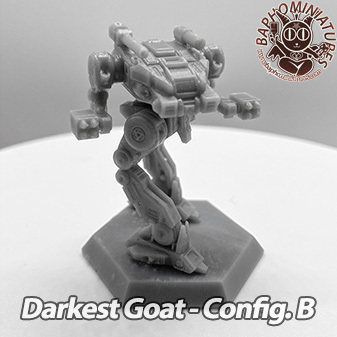 3D file Mech- Darkest Goat config. B 🐐 ・3D printing idea to download・Cults