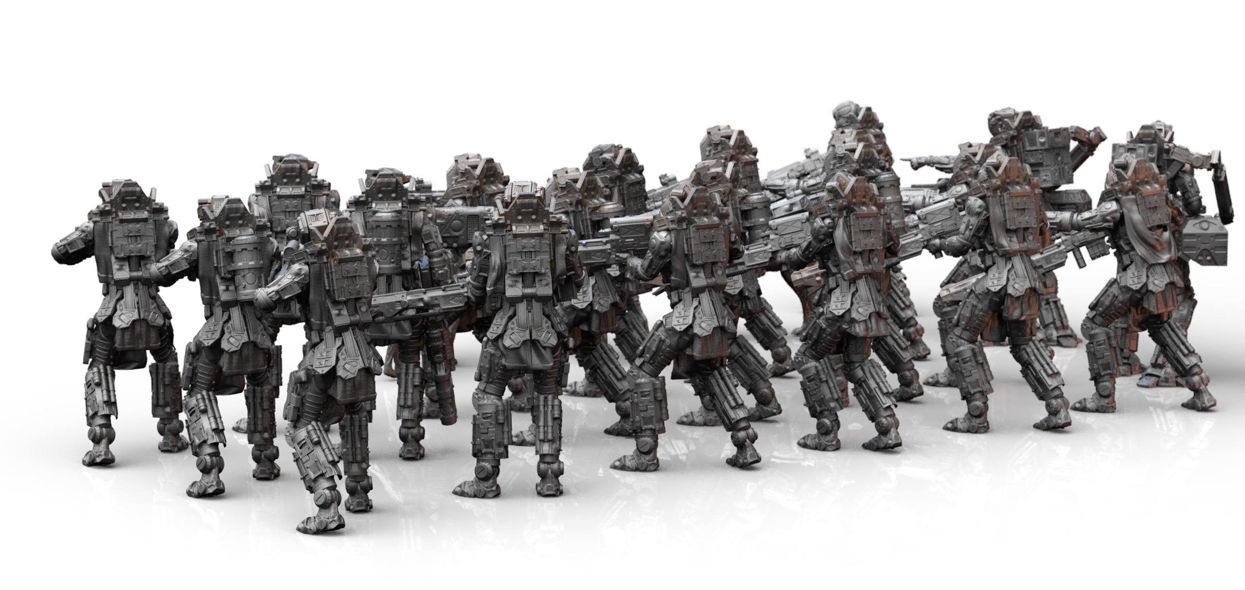 3D file Infantry Platoon- Koloss 🔫・3D print model to download・Cults